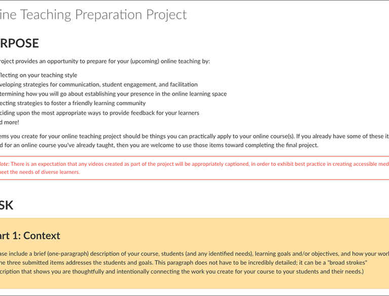 Online Teaching Preparation Project | Missouri Online: Teaching